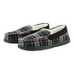 Men anti-Slip casual breathable slippers winter warm light soft round flat fluffy house indoor outdoor lofer shoes