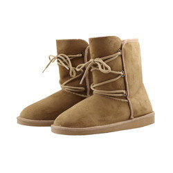 Warm Lace Snow Boots Breathable Lady Winter Warm  Snow Boots