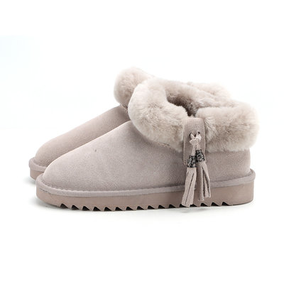 Cute Flat Children Snow Boots Bling Sequin  Thicken Warm Faux Fur Snow Boots