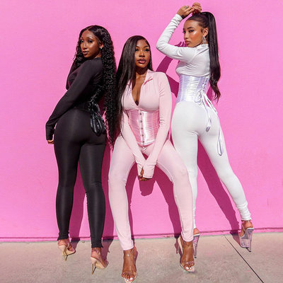 new autumn women yoga wear sexy long fitness clothing one piece sportswear sports  jumpsuit sport suit ems