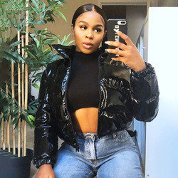 2020 New Arrival winter short coat for ladies long sleeve thick short casual loose coat jacket women