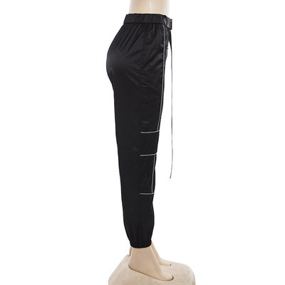 Reflective Ladies Sports Outfit Casual  Breathable Polyester Material