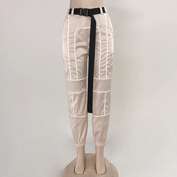 Reflective Ladies Sports Outfit Casual  Breathable Polyester Material