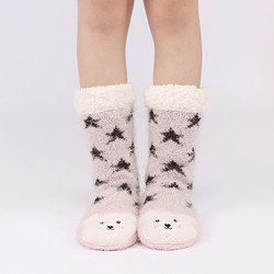 2021 Lovely adults chunky coral Christmas Slipper Socks Cozy Warm home Floor Socks winter socks for women