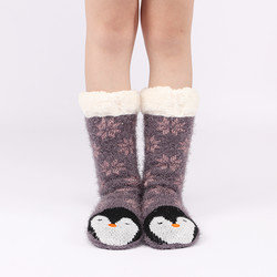 2021 Lovely adults chunky coral Christmas Slipper Socks Cozy Warm home Floor Socks winter socks for women