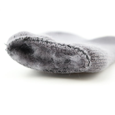 gray classic women warm  winter knit indoor slipper socks comfortable home socks