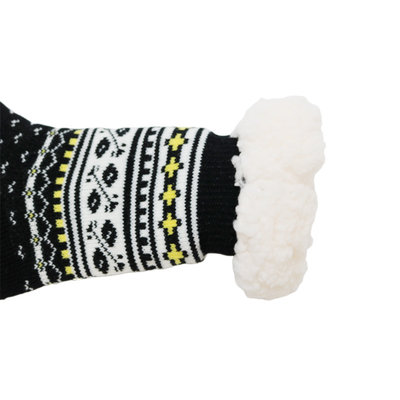 Knit Winter Ladies Slipper Socks Non Slip Socks With Grippers