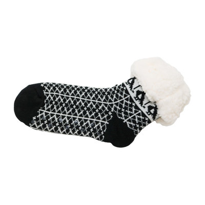 Women Home Slipper Socks Fuzzy Thick Warm Heavy Fleece Lined Slipper Socks