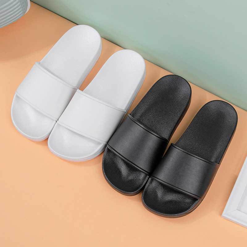 Wholesale summer sandals women Custom Logo Printing slide High Quality solid color couple Slippers for Men