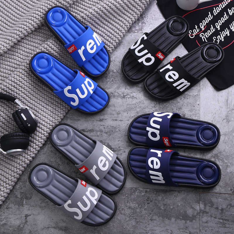 Summer Custom Fashion Letter Non Slip Slide Sandal Soft Sole