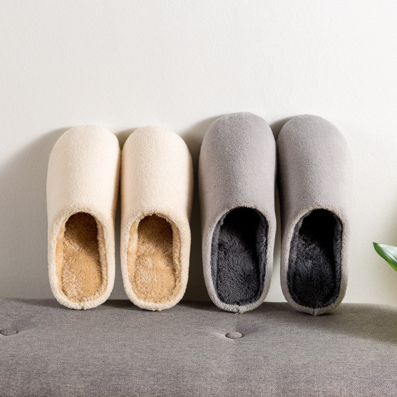 Winter Women house Indoor Slippers Plush Soft home Slippers Non-slip Floor Shoes ladies Slides Bedroom slipper
