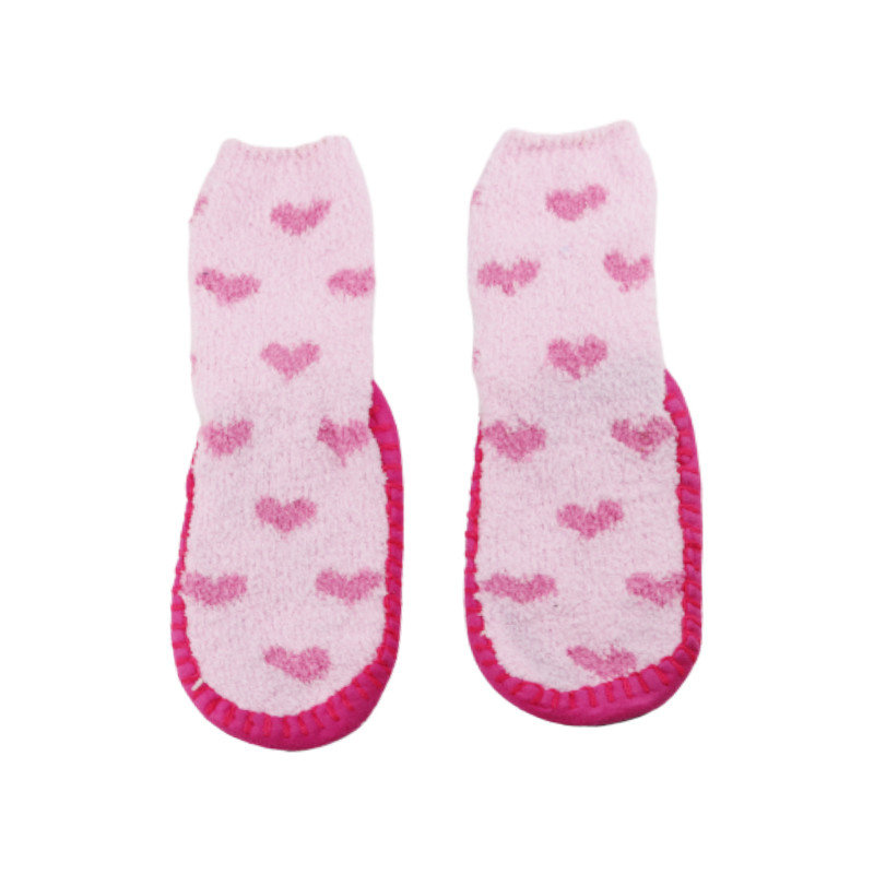 stripe and love slipper socks with rubber sole for women slipper socks with rubber sole fashionable knitted floor socks