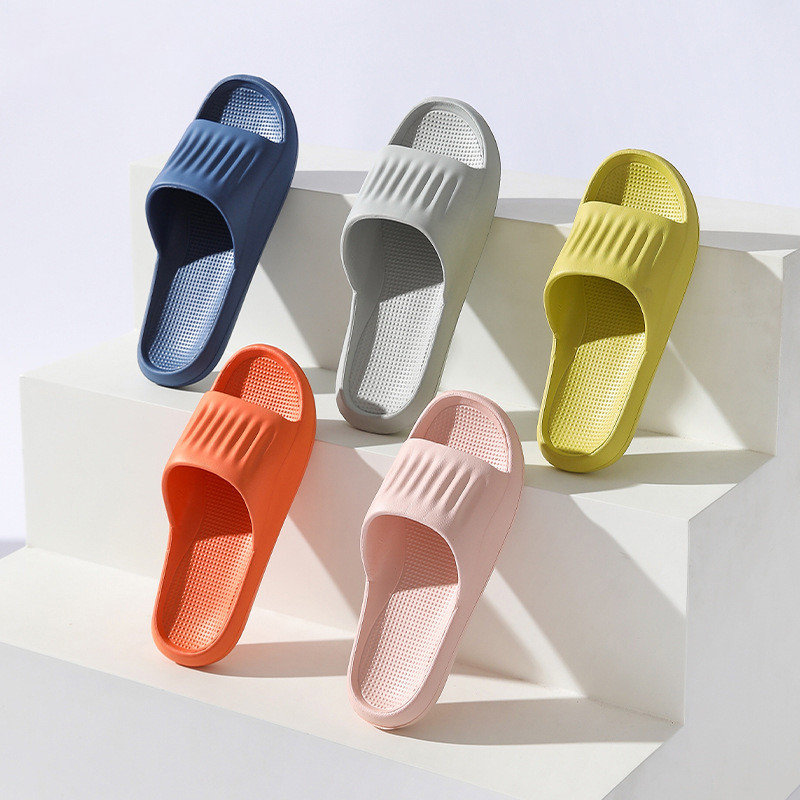 New design Women summer slippers fashion simple home non-slip indoor shoes couple soft lightweight men Other sandals