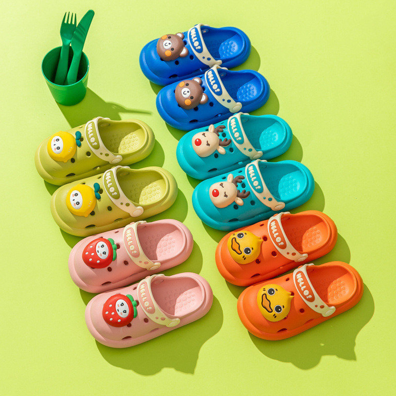 Wholesale 2021 new design children slippers garden sandal shoes kids hole shoes  hot style 5 colors optional