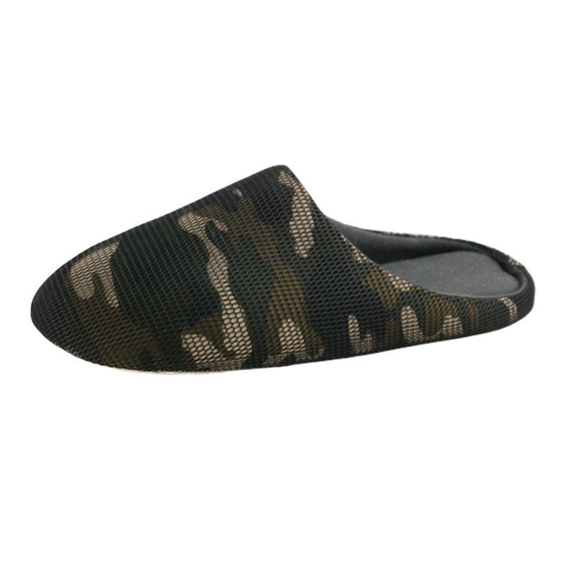 men camouflage soft soles house indoor slippers men casual mesh breathable slipper