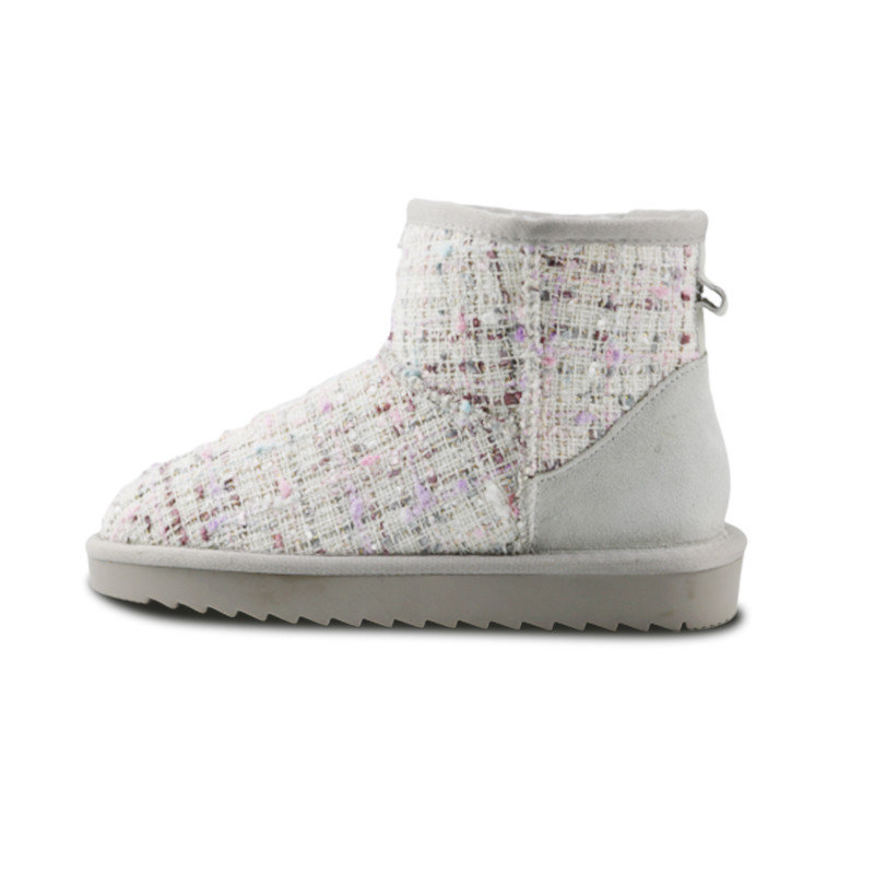 High Quality Winter faux fur Boots New Style Women fashion no-slip Snow Boots platform boots