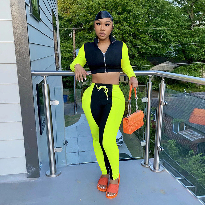 High Waist Tight Workout clothes fitness Apparel Athletic Wear Custom Women yoga Leggings loose 2 pieces Yoga Set