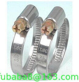 Stainless steel clamp, Hose hoops