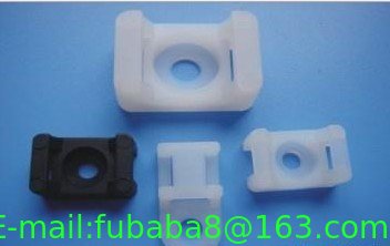 Horse saddle type cable tie mounts