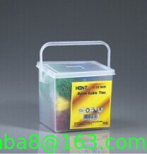 Plastic box packed nylon cable ties