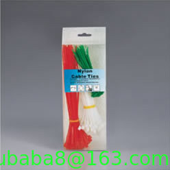 Blister card package nylon cable ties