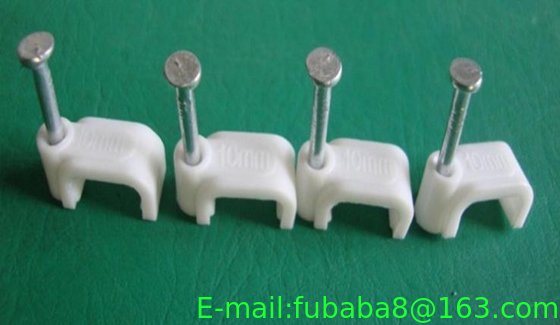 Square cable clip