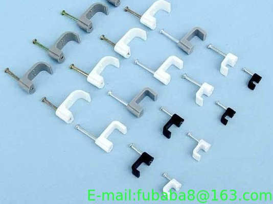 Square cable clip