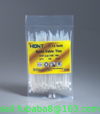 Polybag package nylon cable ties