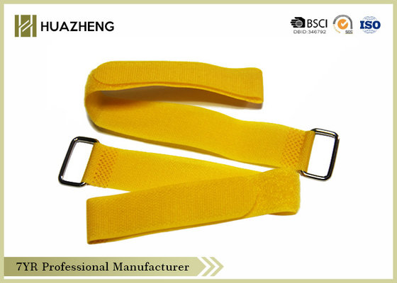 Yellow Nylon Hook Loop Strap For School Supplies Eco-Friendly