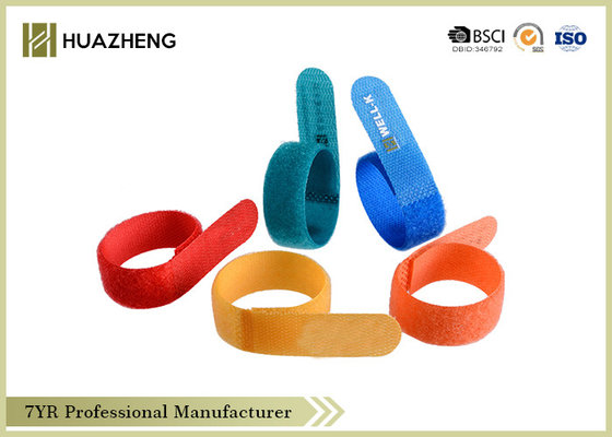 100% Nylon Magic Releasable Cable Ties Adjustable , Reusable Hook and Loop Straps