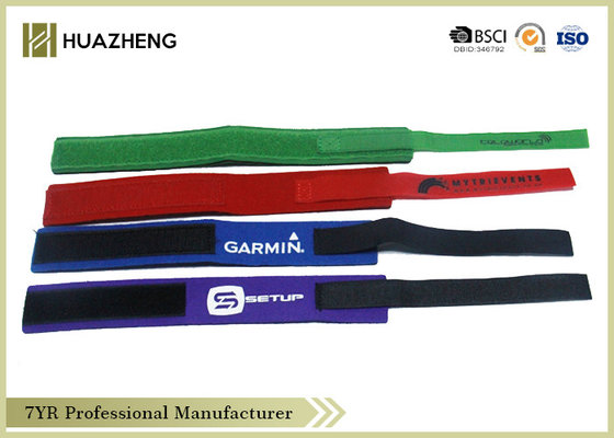 Colorful Nylon / Neoprene Hook And Loop Strap Industrial 35 X 410 MM