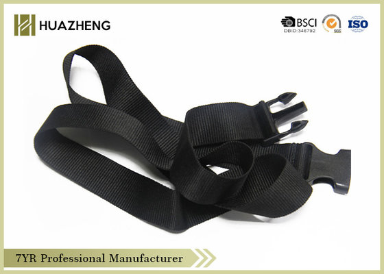 Black Heavy Duty Reusable Nylon Cargo Straps With Buckle 25 X 380MM