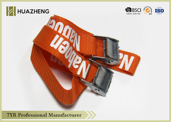 Heavy Duty Ratchet Nylon Cargo Straps With Buckle , Security Belt