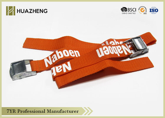 Adjustable Lsshing Nylon Cargo Straps , Custom Elastic Bands ROHS PAHS