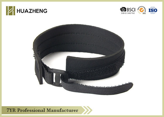 Decorative Neoprene Timing Chip Strap For Gym , Hook And LoopWrist Wraps