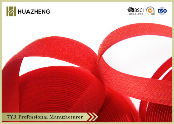 20mm Custom Red Hook Loop Tape Nylon Strength Sticky for Self - Locking