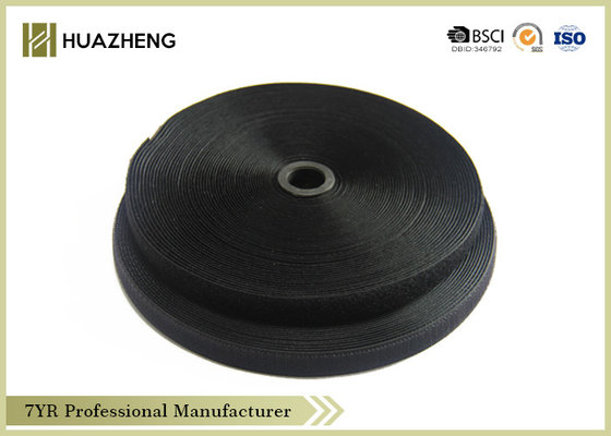Black Nylon Medical Hook and Loop Tape Hook Loop Tape Silk Screen Printing
