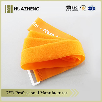 Ring Mental Hook Loop Tie Straps For Bicycle , Elastic Straps Hook and Loop Tape