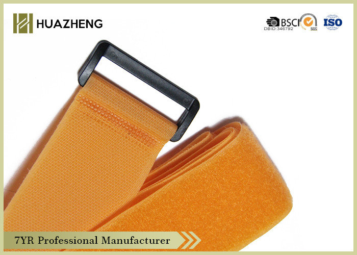 Orang Luggage Hook &amp; Loop Fasteners Straps For Outdoor ROHS PAHS