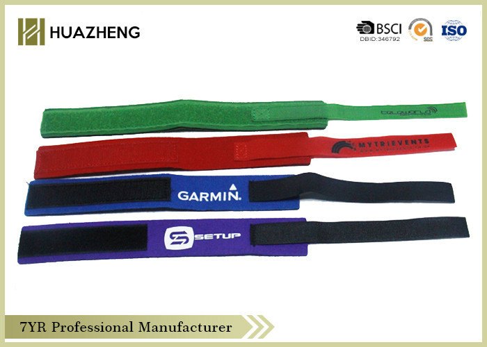 Colorful Nylon / Neoprene Hook And Loop Strap Industrial 35 X 410 MM