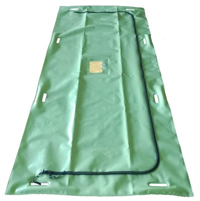 La estructura 8 en las manijas 12mil a las bolsas para transportar cadáveres del PVC 20Mil o de PEVA apoya transporte resistente