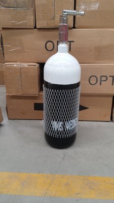 Oxígeno médico tamaño pequeño del cilindro con CGA870 el cilindro del acero inconsútil de la válvula 2L