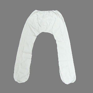 Los pantalones piratas mortuorios de las ropas interiores de la ropa del PVC despejan o el vinilo blanco térmico en caliente todo