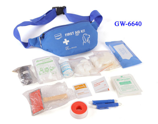 Equipos de primeros auxilios de nylon convenientes del bolso del producto médico para los animales domésticos del perro/del gato