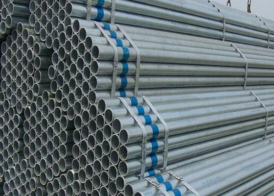 1.5 Inch Galvanized Steel Pipe 28 - 85um Zinc Layer 0.5 - 15mm Thickness
