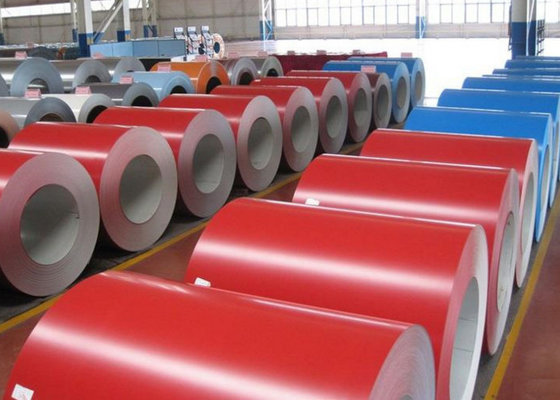 High Tensile Color Coated Steel Coil For Shipbuilding Thickness 0.2mm  - 1.6mm