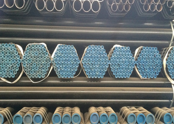 Oilfield Casing Seamless Steel Pipe Longitudinal Welded Line Round Shape