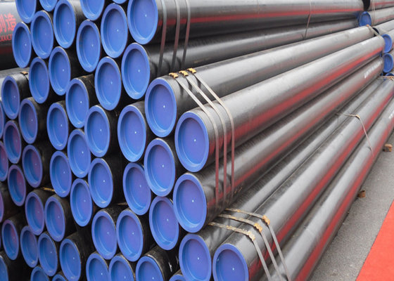 Black Surface Seamless Steel Pipe For Building 1/4 - 36 Inch Pipe ID