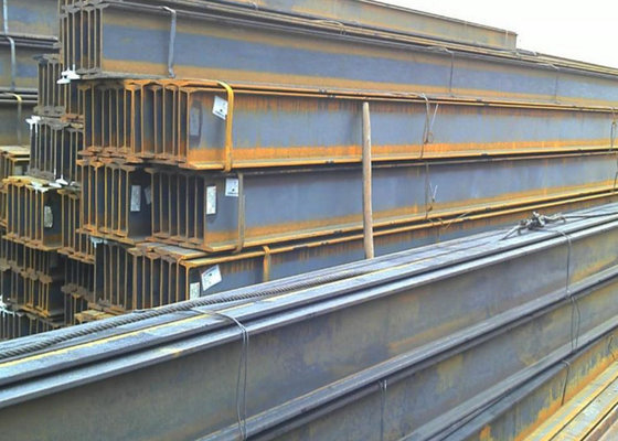 High Grade Carbon Steel Metal I Beam , 6m / Custom Length Structural Steel Beams