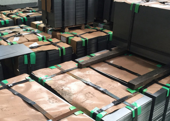 Width 1219mm - 1250mm Cold Rolled Sheet Steel , Custom Length Carbon Steel Sheet